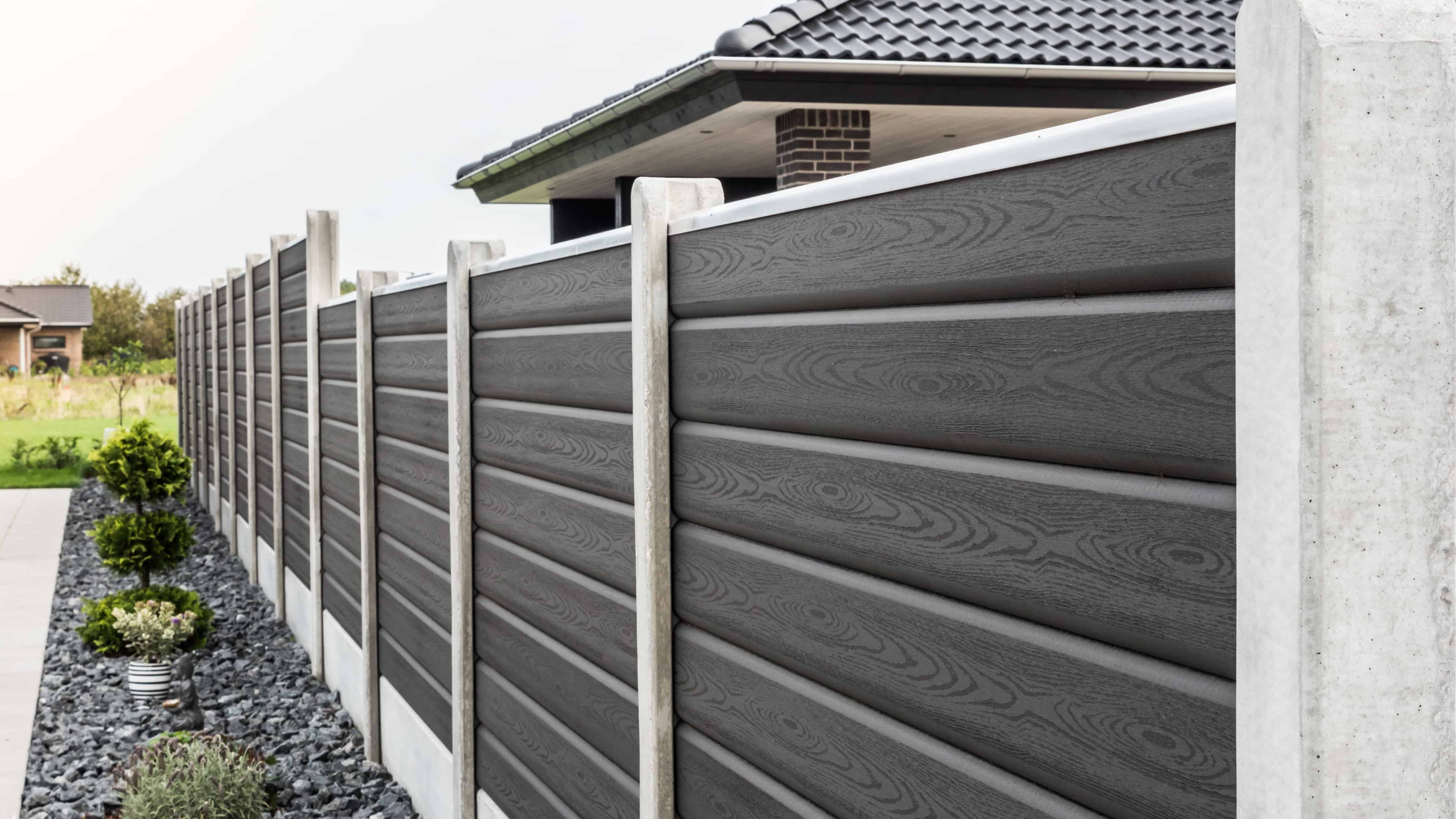 XL FENCE WPC "BLOKHUS" BLACK/ANTRACITE - XL Fence - Future Fencing